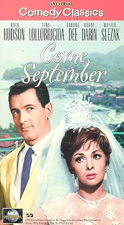 Amazon.com: Come September [VHS] : Rock Hudson, Gina Lollobrigida ...