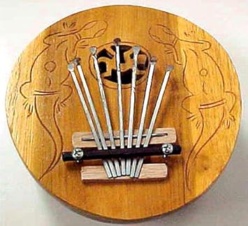 Amazon.com: Hand Carved Karimba Mbira Thumb Piano Kalimba Finger ...