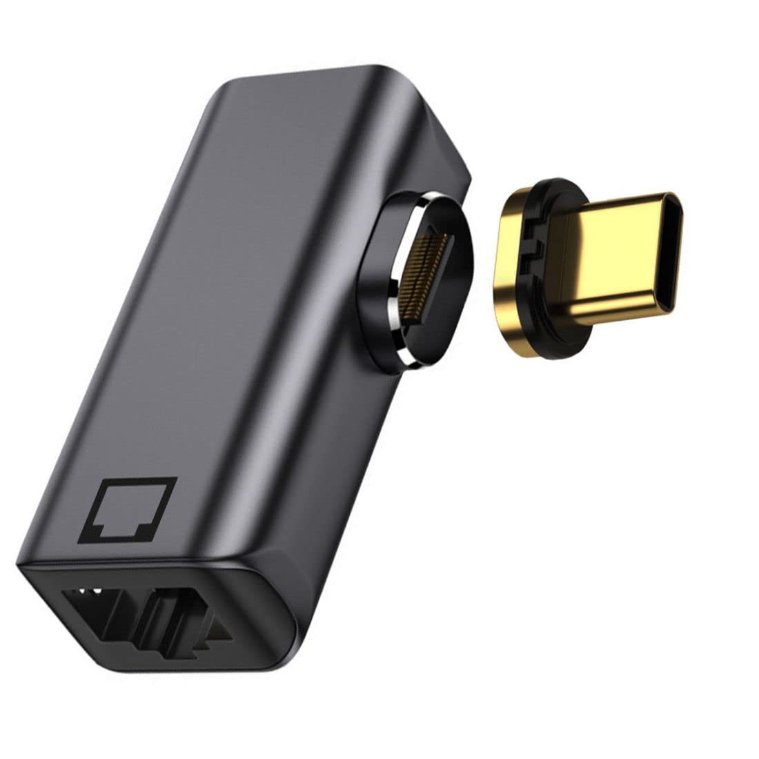 CY USB C Magnetic Adapter,RJ45 USB Type C USB3.1 to 1000Mbps Gigabit ...
