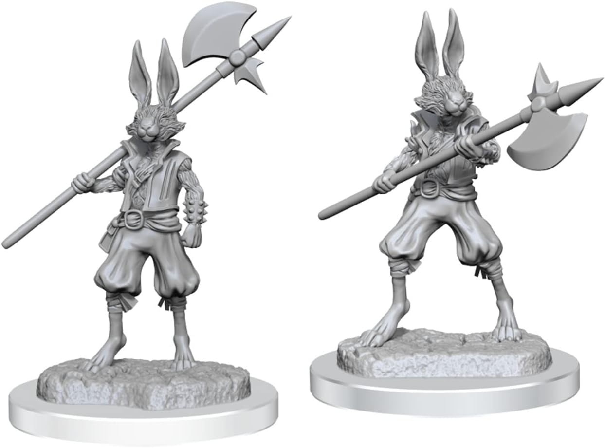 D&D Nolzur’s Marvelous Miniatures: Harengon Brigands – Unpainted ...