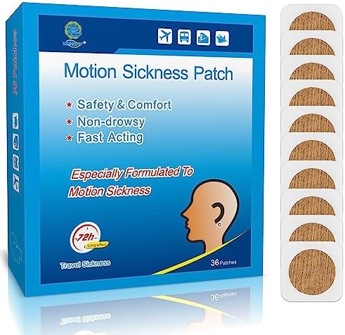 Amazon.com: KONGDY 36 Count Motion Sickness Patches, Sea Sickness Patch ...