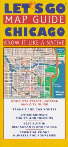 Let's Go Map Guide Chicago (Let's Go Map Guides) : Amazon.in: Books