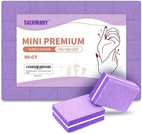 Amazon.com : Mini Nail Buffer Block File 100/180 Grit Sponge Buffing ...