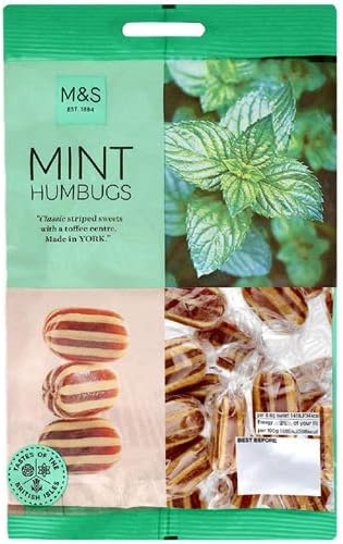 Amazon.com : Marks and Spencer Mint Humbugs 225g : Grocery & Gourmet Food