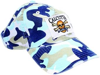 Amazon.com : Calcutta Men's Blue Camo Cap (Blue Camo, One Size ...