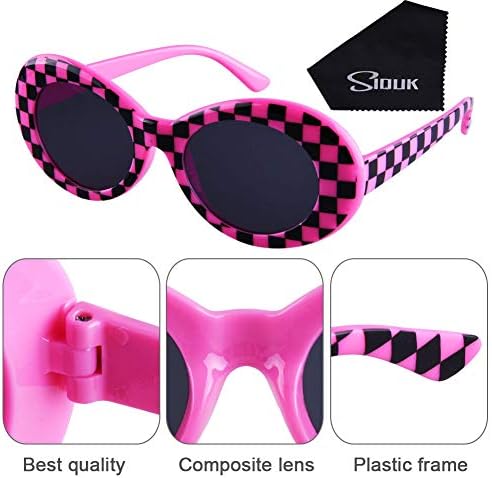Amazon.com: SIQUK 22 Pairs Retro Clout Oval Goggles 22 Colors Retro ...