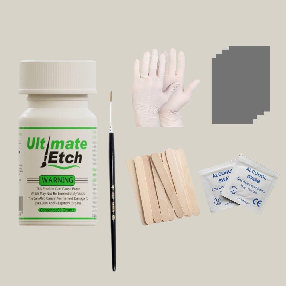 Ultimate Etch Standard Kit (Glass Etching) : Amazon.co.uk: Home & Kitchen