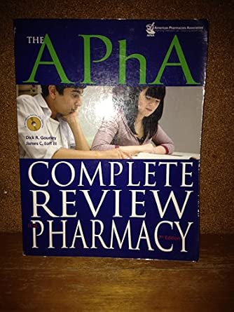 The Apha Complete Review for Pharmacy: 9781582121451: Medicine & Health ...