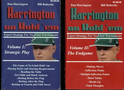 Harrington on Hold 'em , 2 VOLUME SET , 'Strategic Play' and 'The ...