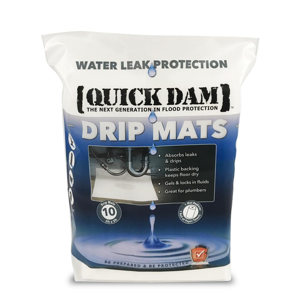 Quick Dam Drip Mats | WUBM-10 - Drip Mats for Spill and Leak Control ...