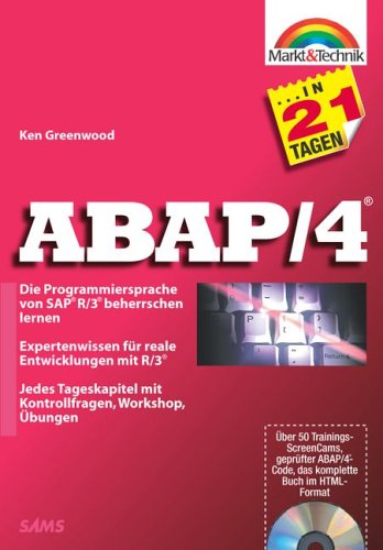 Amazon.com: ABAP/4 in 21 Tagen: 9783827220165: unknown author: Books