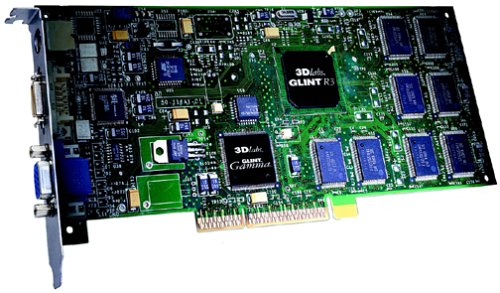 3Dlabs OX-020000-01 Glint R3 32MB SGRAM AGP 4x Graphics Card : Amazon ...