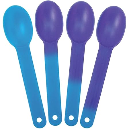 Amazon.com: Color Changing Reusable Mood Spoon, Set of 24, Assorted ...