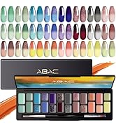 Amazon.com: ABAC Solid Jelly Gel Polish Kit 24 Colors Hema Free w/Dual ...