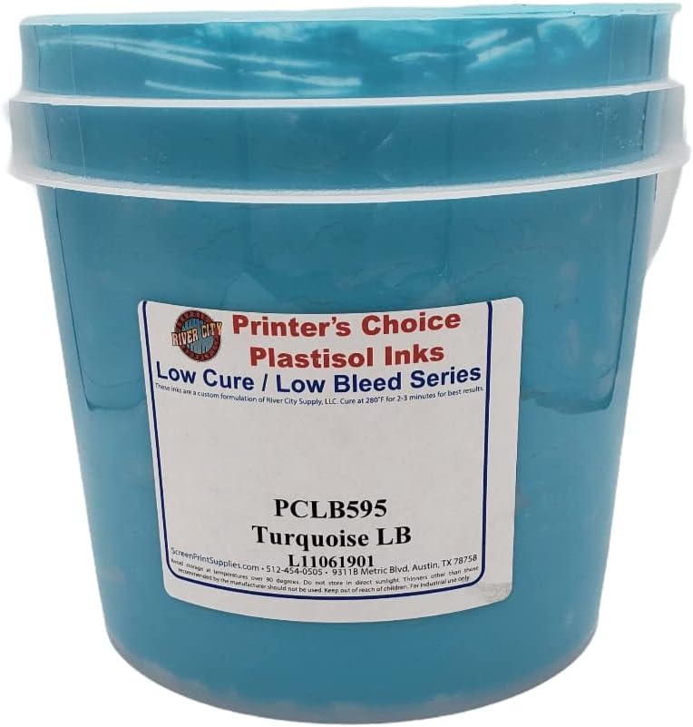 Amazon.com: Printers Choice Plastisol Inks (Turquoise, 1 Gallon ...