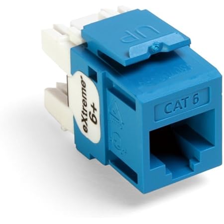 Amazon.com: Leviton 61110-RL6 eXtreme 6+ QuickPort Connector, CAT 6 ...
