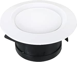 PATIKIL 4 Inch Round Air Vent, Adjustable Ceiling Diffuser Grill Cover ...