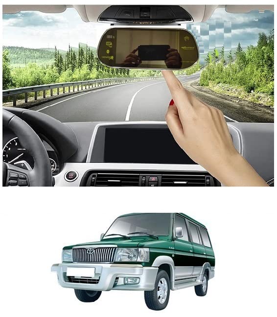 Trigcars ® Qualis Car 7 Inch Full HD 1080 Rear View Mirror Touch Screen ...