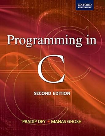 Programming In C 2E eBook : Ghosh, Manas, Dey, Pradip: Amazon.in ...