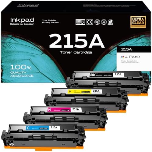 Amazon.com: 215A Toner Cartridge 4 pack,Replacement for HP 215 A W2310A ...