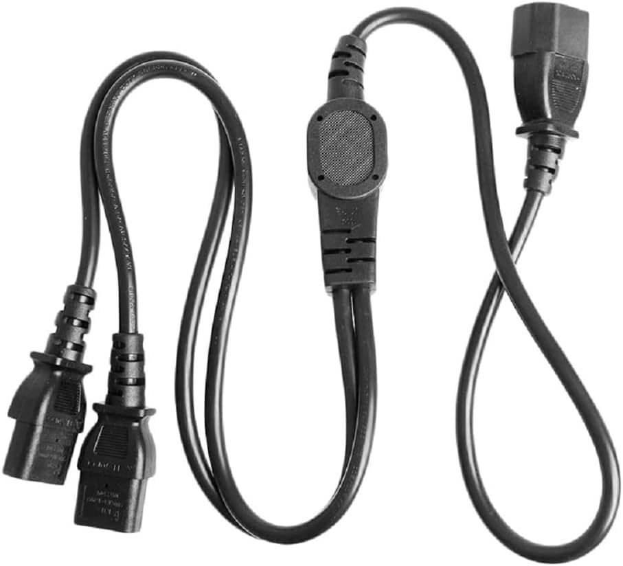 Amazon.com: We Top IEC Y Splitter Cable C14 to 2 x C13 Kettle Lead ...