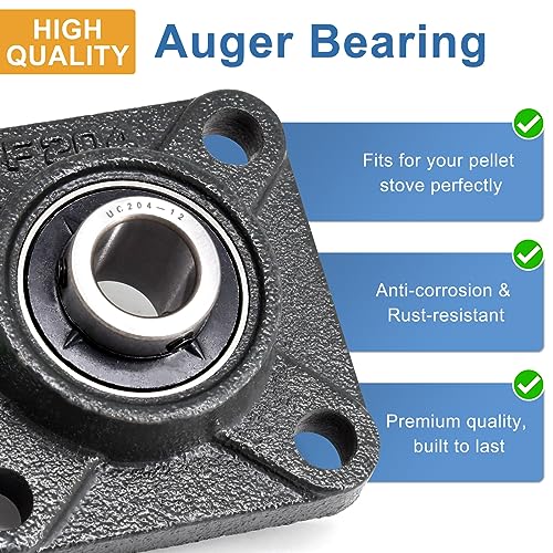 Snapklik.com : Criditpid Replacement PU-UCF204-12 Auger Bearing For ...