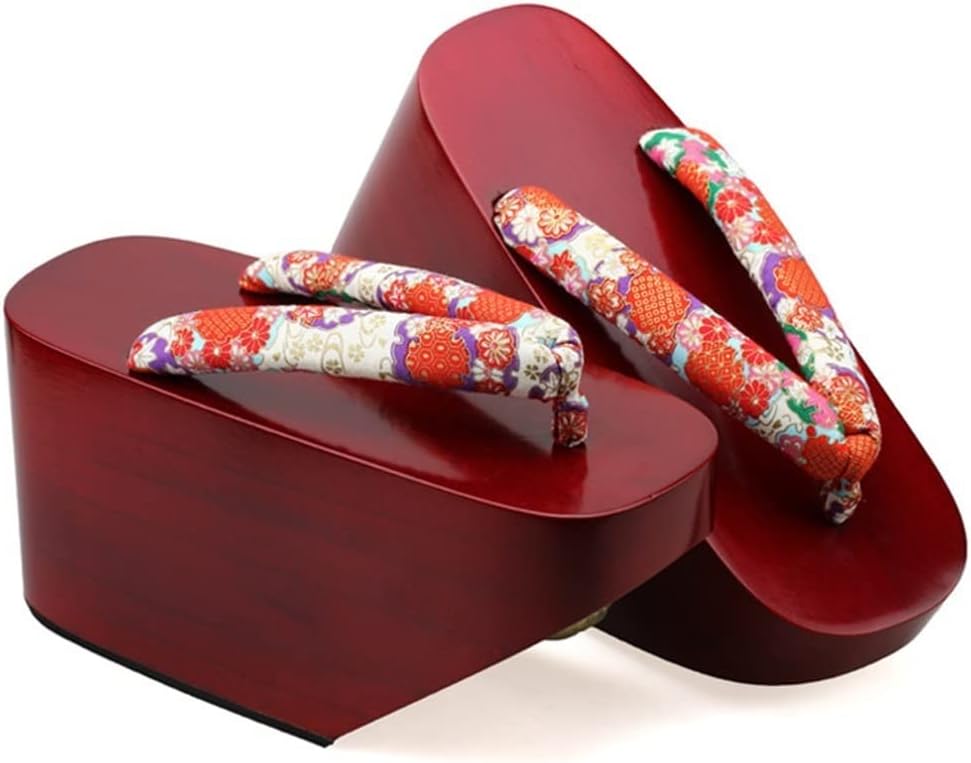 Amazon.com: Fashion Womens Japanese Wooden Traditional Kimono Geta ...