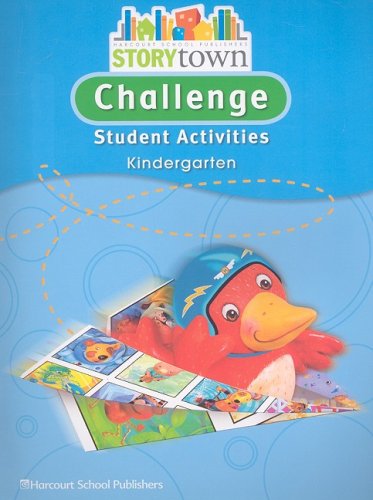 Amazon | Storytown Challenge Student Activities Grade K: Harcourt ...