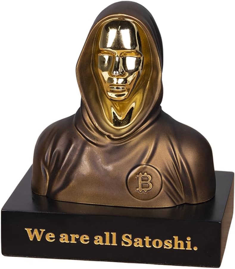Amazon.com: HumblePleb Handmade 4" BTC Satoshi Nakamoto Sculpture ...