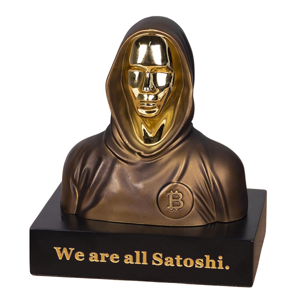 Amazon.com: HumblePleb Handmade 4" BTC Satoshi Nakamoto Sculpture ...
