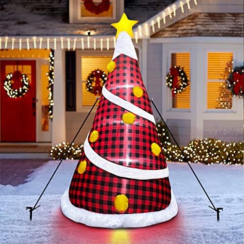 Amazon.com: 8 FT Christmas Inflatable Tree, Christmas Inflatable ...