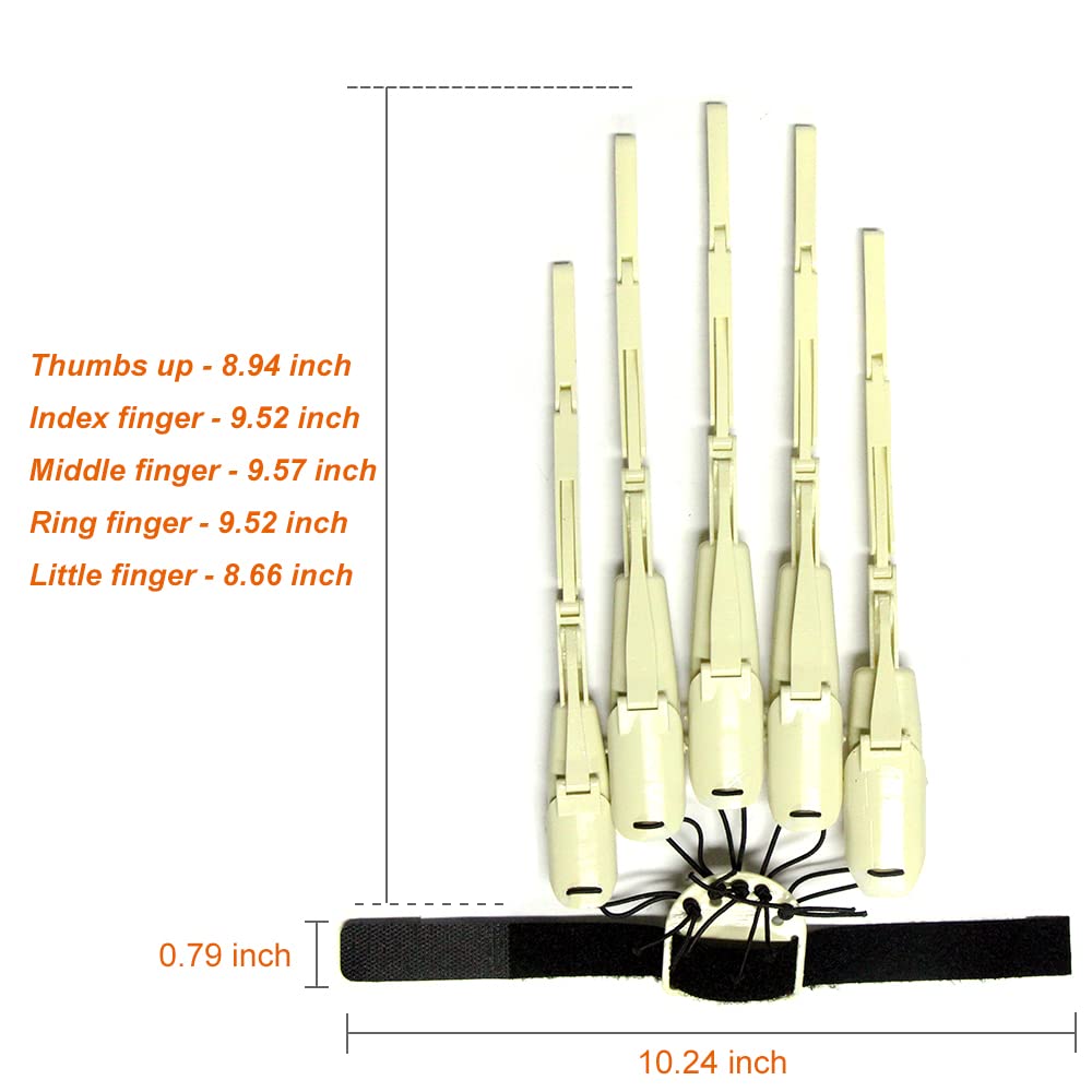 Snapklik.com : HELIAN 1 Pair Halloween Articulated Fingers,3D Printed ...