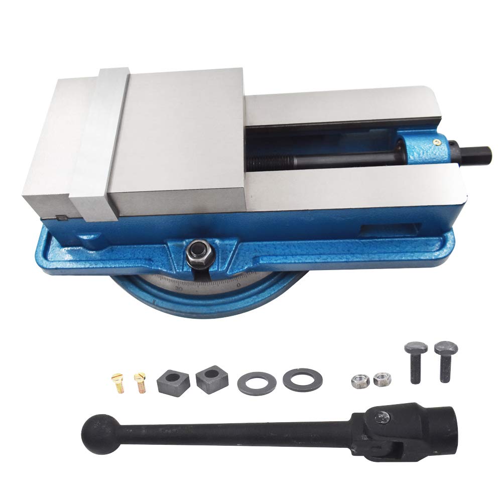 Snapklik.com : Findmall 6 X 7-1/2 Accuracy Mill Vise Lengthen Anti-Jaw ...