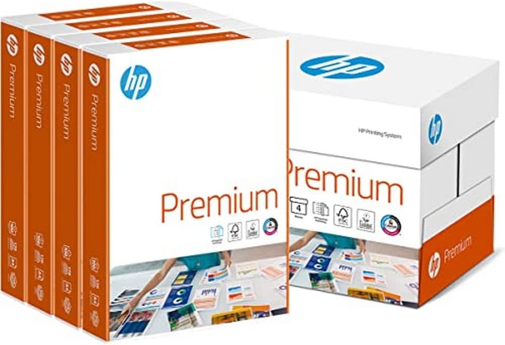 HP Papers Color Choice FSC A4 90 gsm 500sh/RM 5rm/BX, White : Amazon.co ...