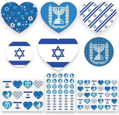 Amazon.com: Joyful Artistry Israel Stickers with over 225/425/900 ...