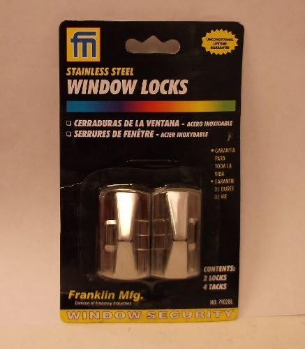Amazon.com: Franklin Stainless Steel Window Locks : Industrial & Scientific