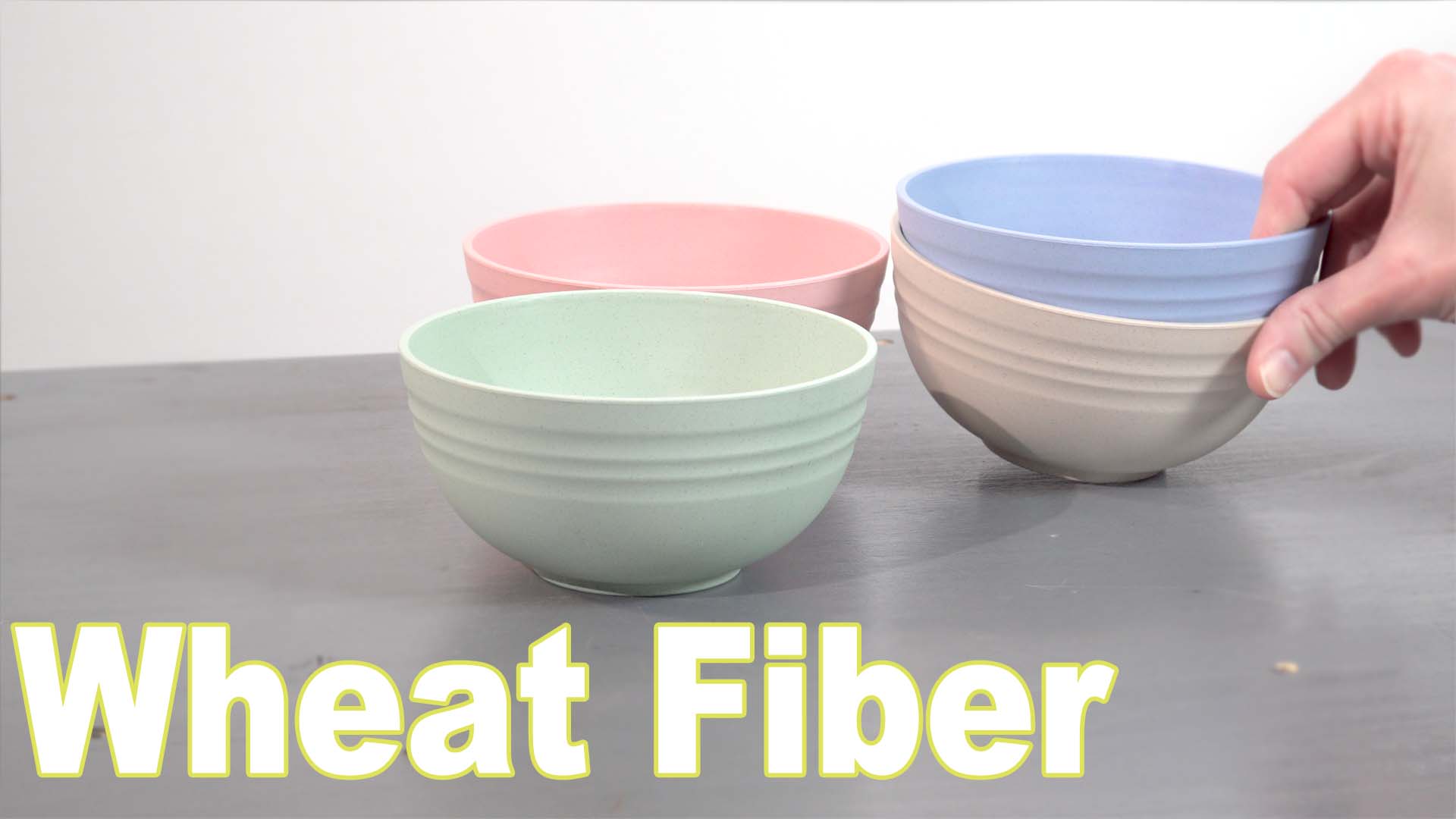 Watch Biodegradable Wheat Fiber Bowls for Kids and Everday use on ...