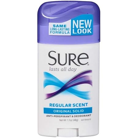 Amazon.com : Sure Deodorant Original Solid, Powder, 2.6 Ounce : Sure ...