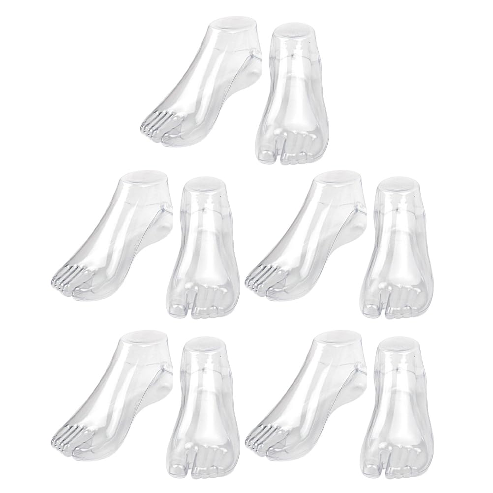 Amazon.com: NUOBESTY 5 Pairs Shoes Stretcher Plastic Display Stands ...