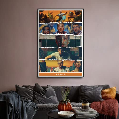 Amazon.com: NC Logic Album Cover Poster Wall Decor Art HD Print Rap ...