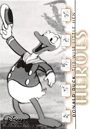 Donald Duck trading card Disney Heroes and Villains 2003 Upper Deck ...