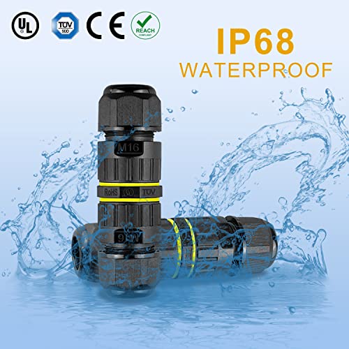 Snapklik.com : Iwillink 2 Way 2 Pin Junction Box IP68 Outdoor ...