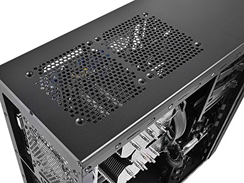 DEEPCOOL TESSERACT SW RD Mid Tower Computer Case, 2 Red LED Fans Side ...