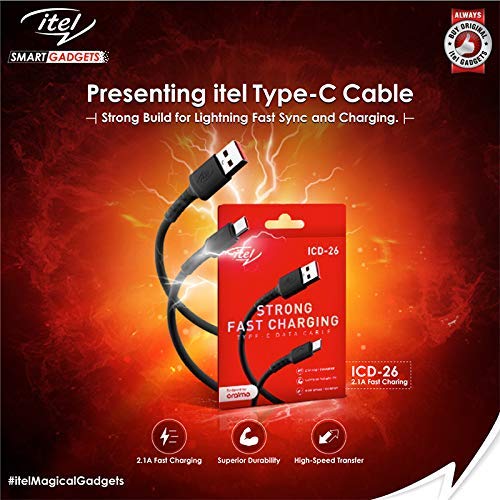 ITEL ICD-26, 2A Fast Charging Data Cable (Set-4) : Amazon.in: Computers ...