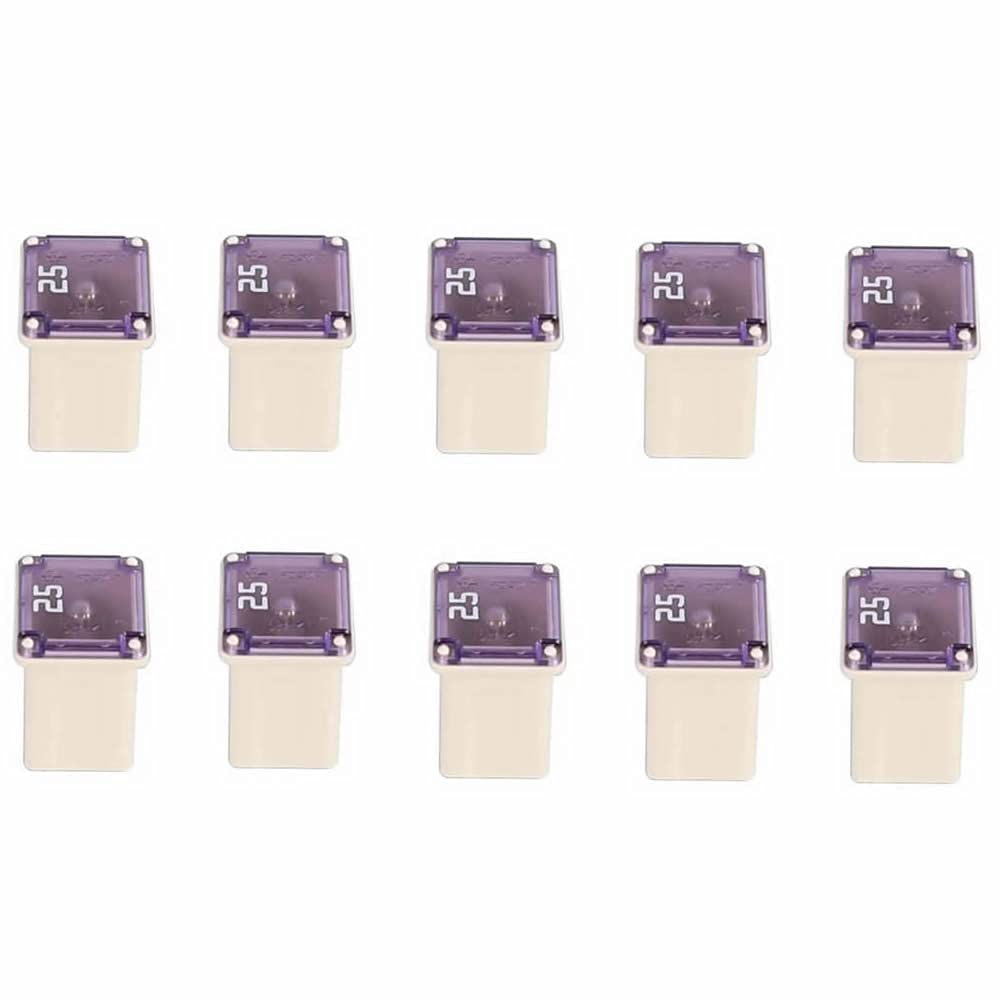 Snapklik.com : 10 Pc Automotive Low Profile JCASE Fuse 25 Amp Fuse Kit ...