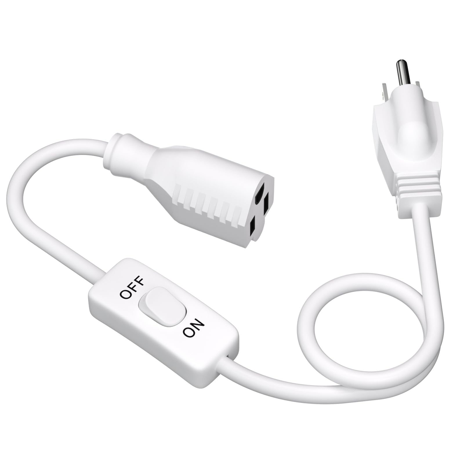 Amazon.com: STARELO Extension Cord with Switch 3-Prong Indoor White ...