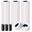 30 Rolls 15000pcs White Price Gun Labels for Mx-5500 Labeller White ...