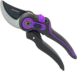 Amazon.com : 8.46" Effort-saving Ergonomical Bypass Pruning Shears Hand ...
