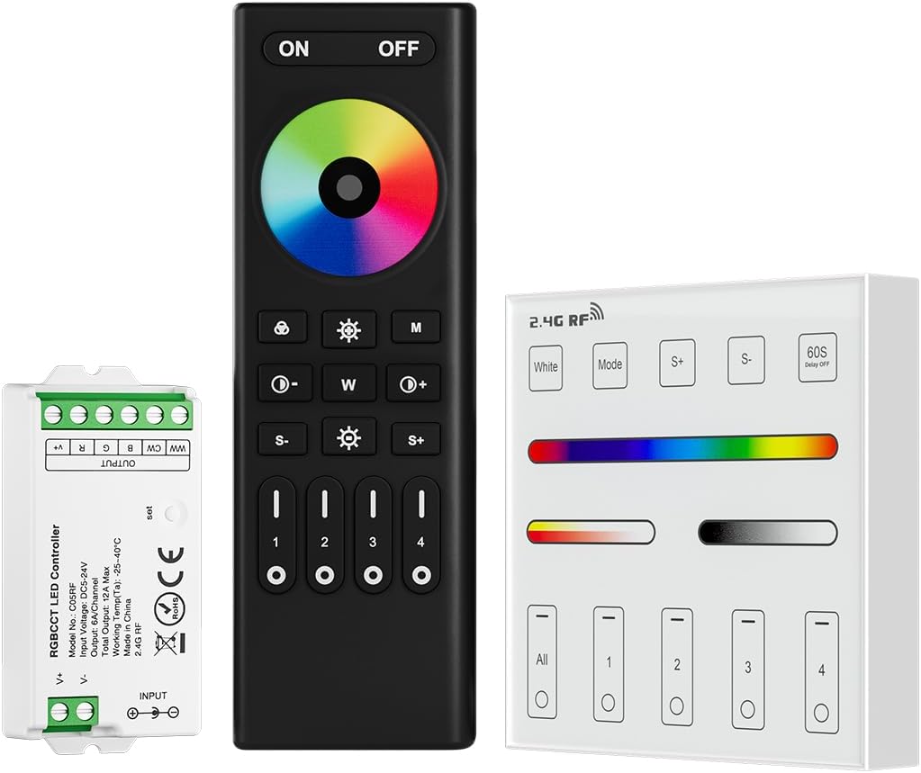 Amazon.com: BTF-LIGHTING RF 2.4GHz Wireless Remote RC03RFB & C05RF Tuya ...