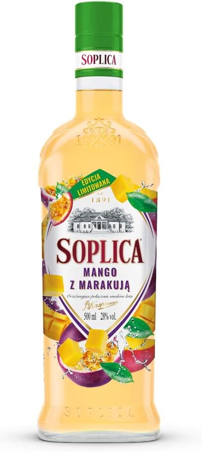 SOPLICA EXOTIC MANGO & PASSION FRUIT Polish Vodka - Natural Ingredients ...